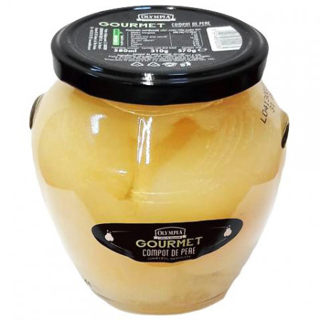 Compot de Pere Taiate GOURMET OLYMPIA 580g