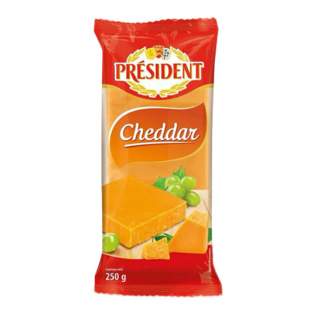 Cheddar Portionat PRESIDENT 250g