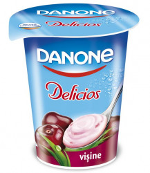 Iaurt cu Fructe DANONE Delicios Visine 400g