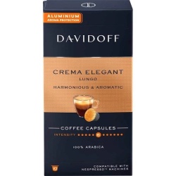 DAVIDOFF Capsule Nespresso Lungo Crema Elegant 10x5.5g