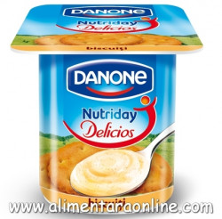Iaurt cu Fructe DANONE Delicios Biscuiti 125g