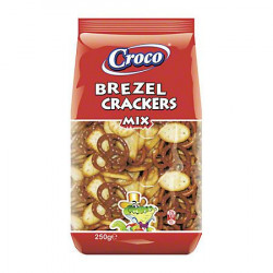 CROCO Mix Brezel Crackers 250g