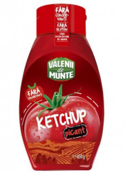 Ketchup Picant Iute fara Conservati VALENII DE MUNTE 450g