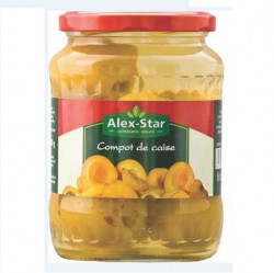 Compot de Caise in Sirop Slab Indulcit ALEX STAR 700g