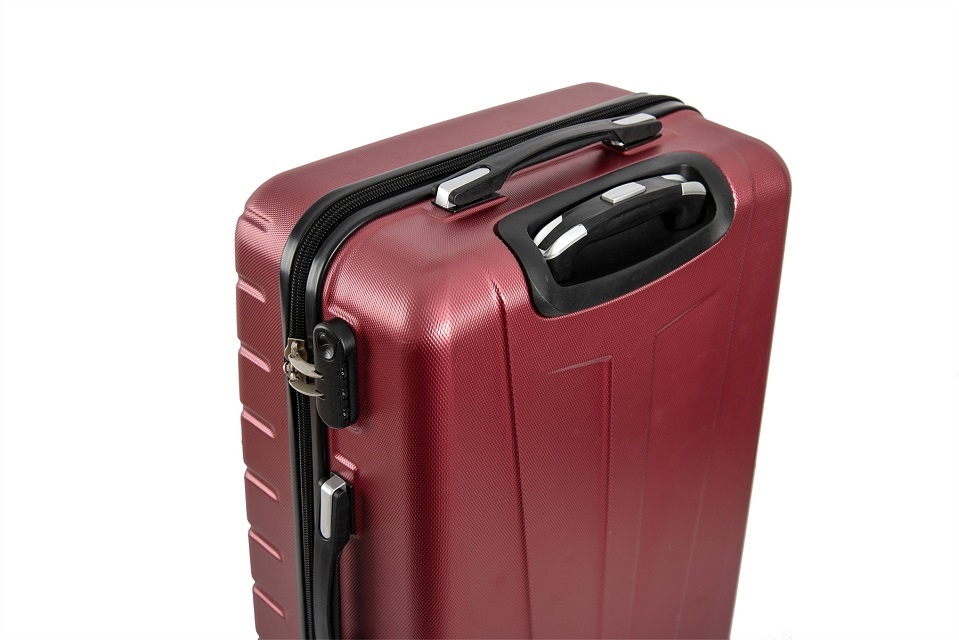 Troler Mic De Cabina, ABS, Madisson, Cifru, 4 Roti, SW33103, 55 cm, Roz