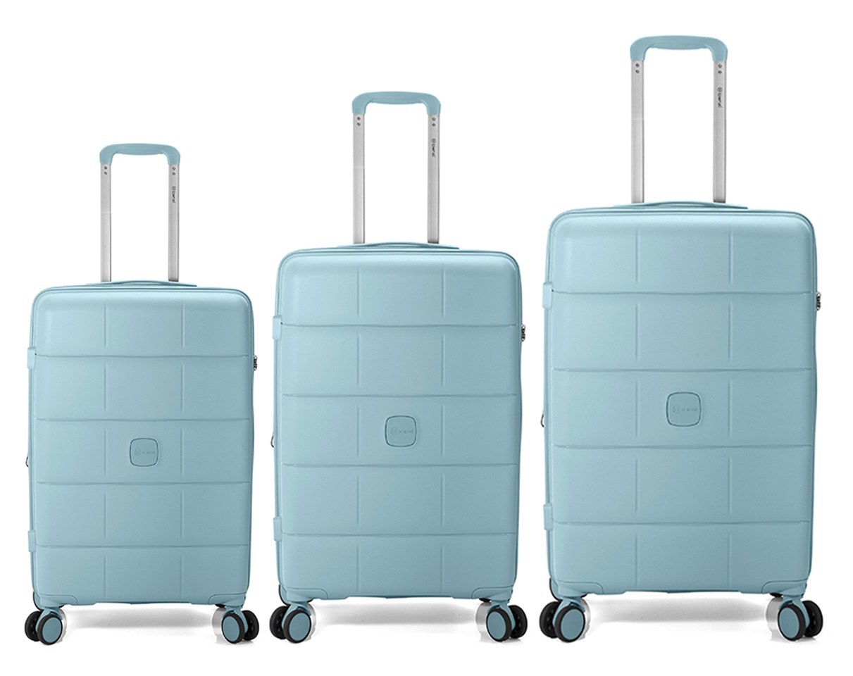 Set trolere extensibile, 1 bagaj de cabină si 2 bagaje de cală ...