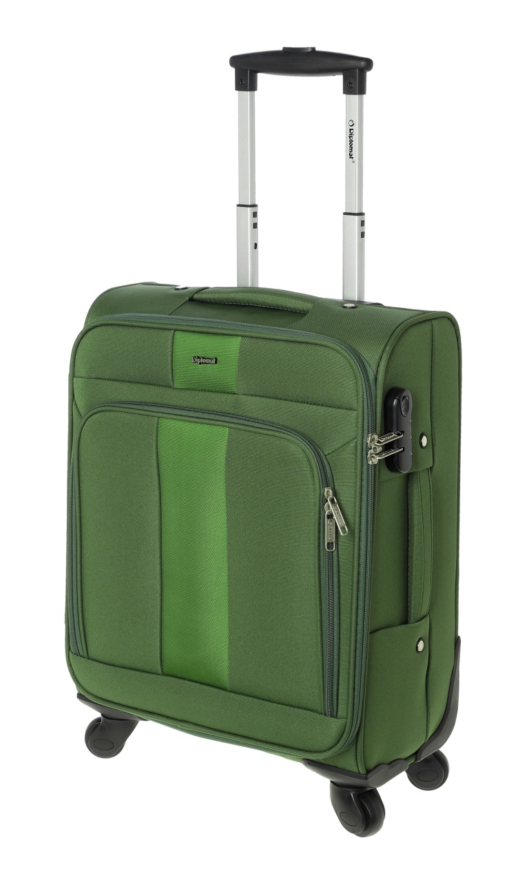Troler Cabina, 4 Roti, Diplomat, ZC 615 - 54 cm, Verde