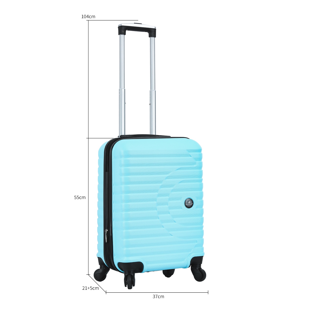 Set 3 Trolere Madisson ABS, Extensibile, 4 Roți Duble