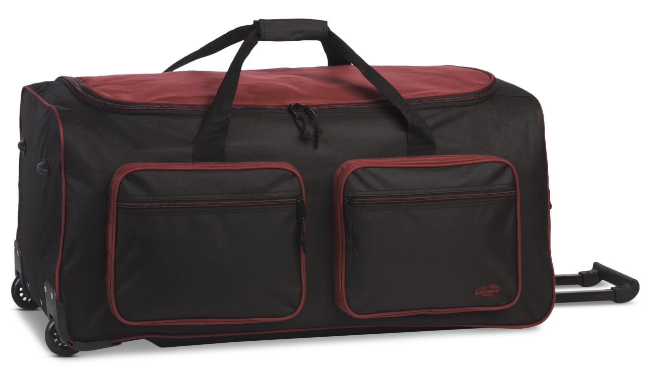 Geanta de voiaj cu role Southwest F30059 - 79W Negru/Grena
