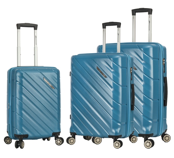 Set trolere Madisson SW43903, polipropilena, cifru, 4 roti duble, 3 ...
