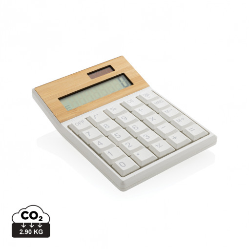 Calculator din plastic reciclat Utah RCS și bambus FSC® pentru ...