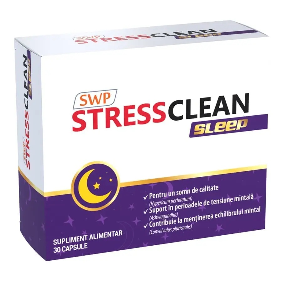 Stressclean Sleep, 30 capsule, Sun Wave Pharma [6425746000673 ...