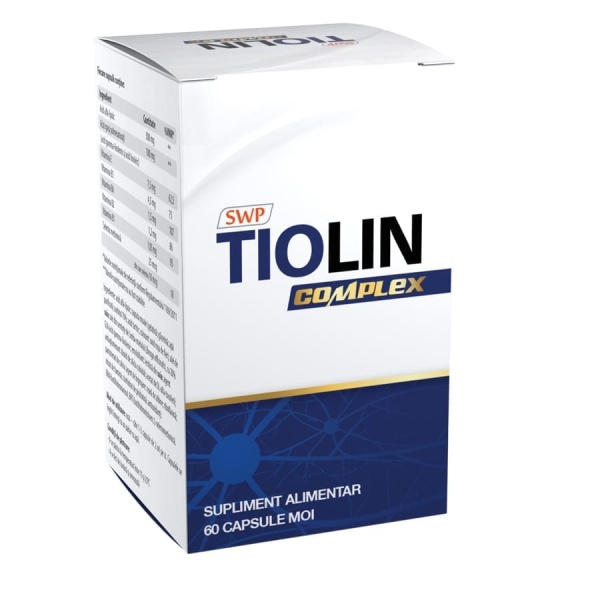 Tiolin Complex, 60 capsule, Sun Wave Pharma [6425746000024] Proprietăți ...
