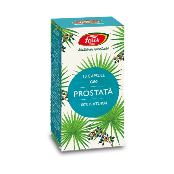 Prostata, G80, 60 capsule, Fares