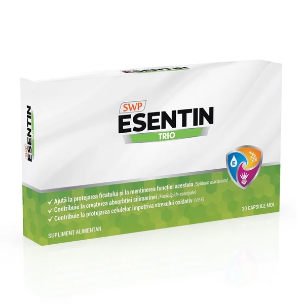 Esentin Trio, 30 capsule, Sun Wave Pharma [6425746002615] Proprietati ...