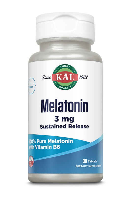 Melatonin 3 mg Kal, 30 tablete, Secom [0021245377566] Conține ...