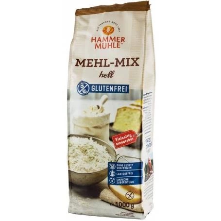 Faina alba Mix fara gluten, 1kg, Hammer - Img 1
