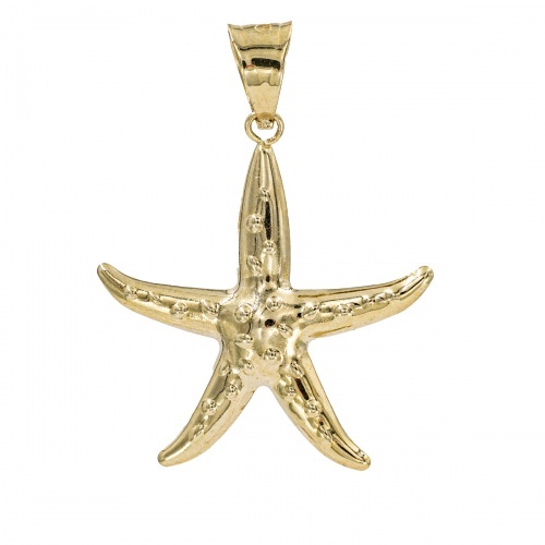 Bijuterii aur galben 14 K pandantiv colectie noua model STEA DE MARE