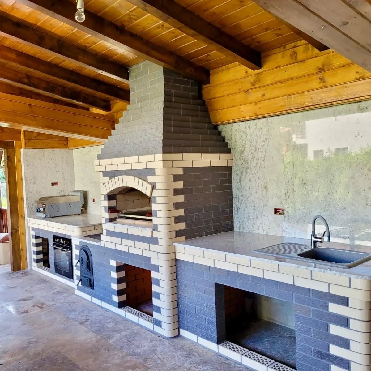 Gratar gradina: Modele gratare caramida, etape si materiale