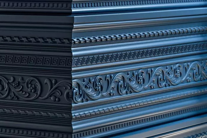 Brau decorativ Manavi M2 din poliuretan 12.9x1.6x240 cm