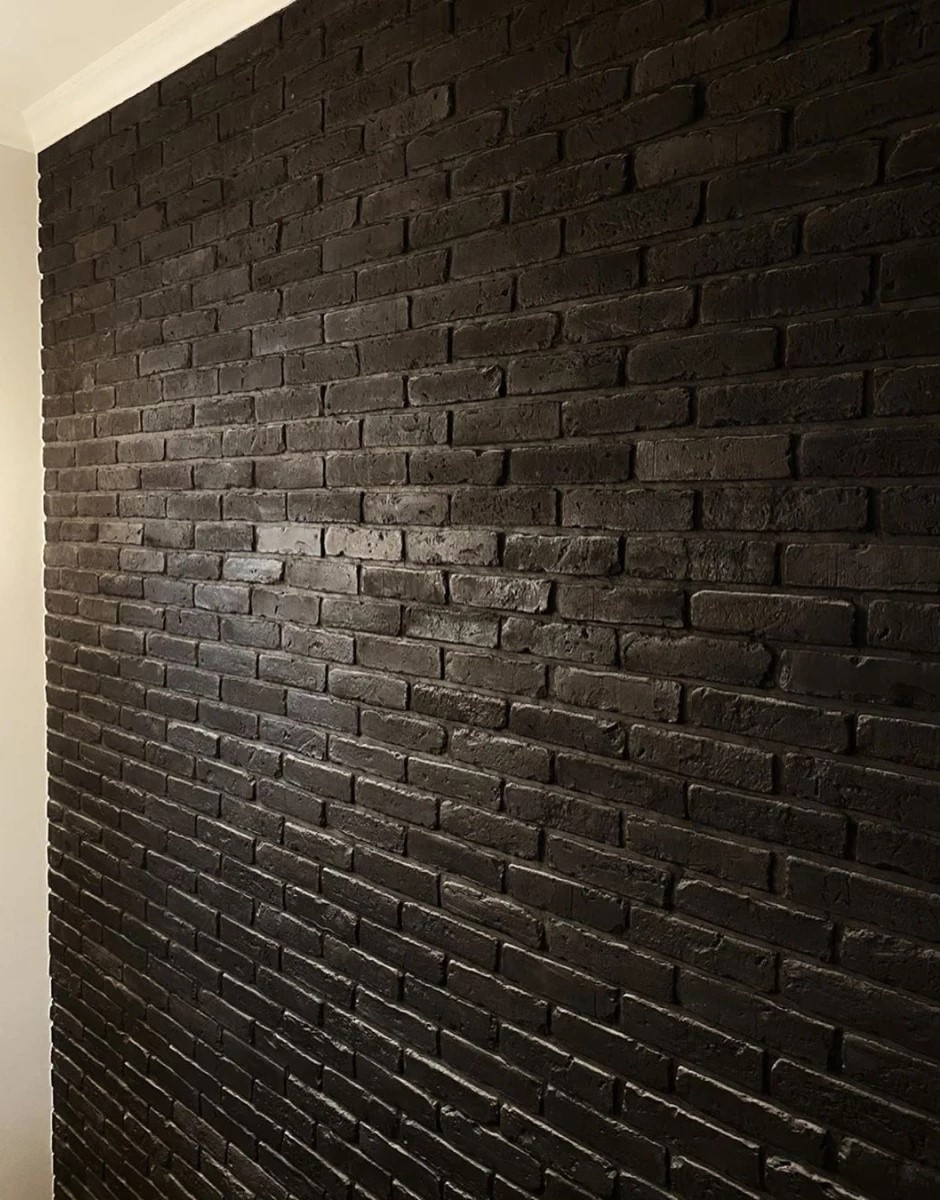 Caramida aparenta Old Brick Tile, Black Impregnated, 265x65x15 mm