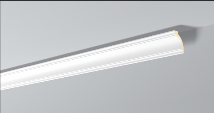 Cornisa decorativa Manavi K5 din poliuretan 4.6x4.7x240 cm