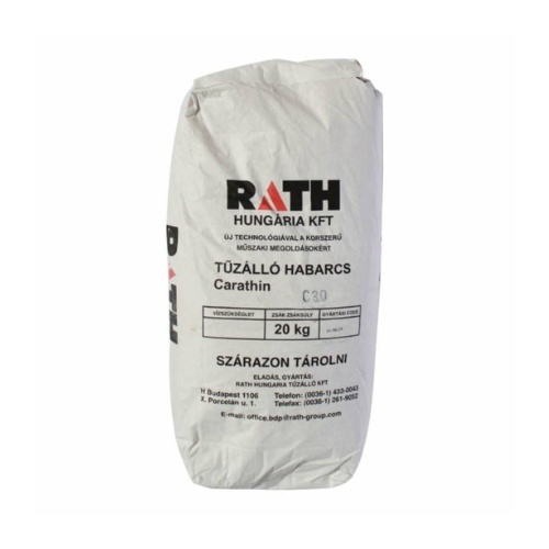 Rath Carathin C30 - Mortar refractar, granulatie 1-3 mm, 20 kg