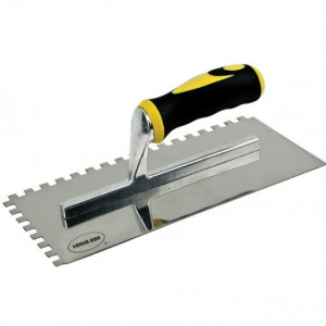 Drisca inox cu dinti, maner bicomponent 280 X 130 mm