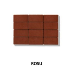 Pavaj Civic Rosu 20x20x4 cm