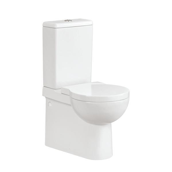 Cersanit, Nano, Set vas wc compact + capac duroplast antibacterian ...