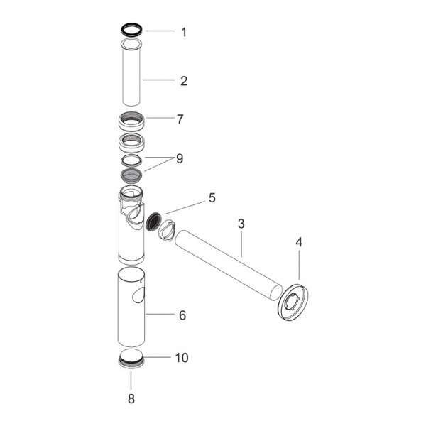 Sifon de lavoar, Hansgrohe, bronz periat la pretul de 453.04 lei | E-Baie