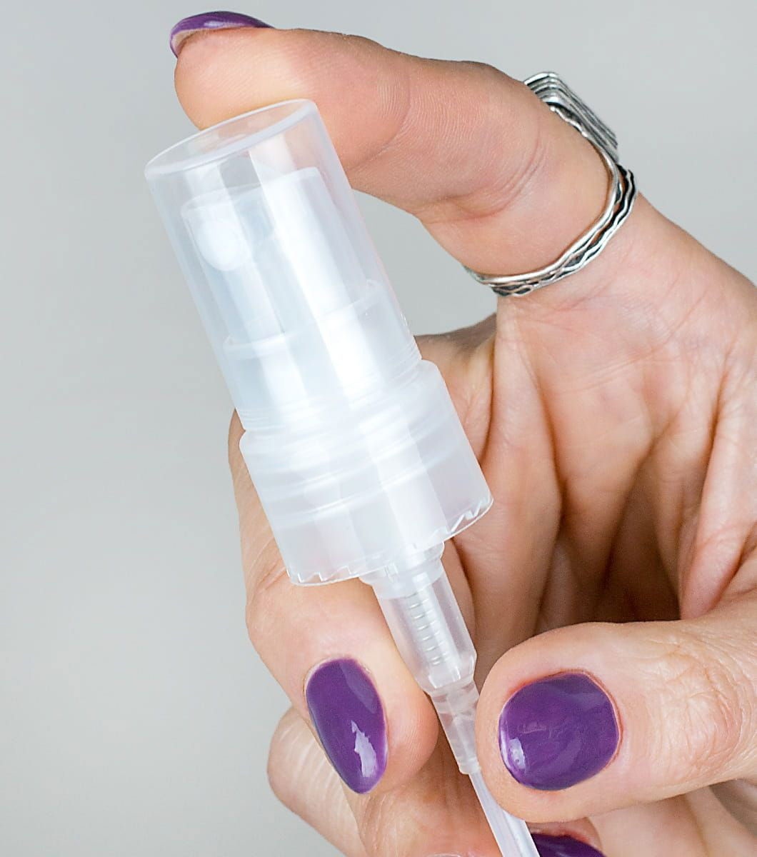 Pompă spray translucid 20/410