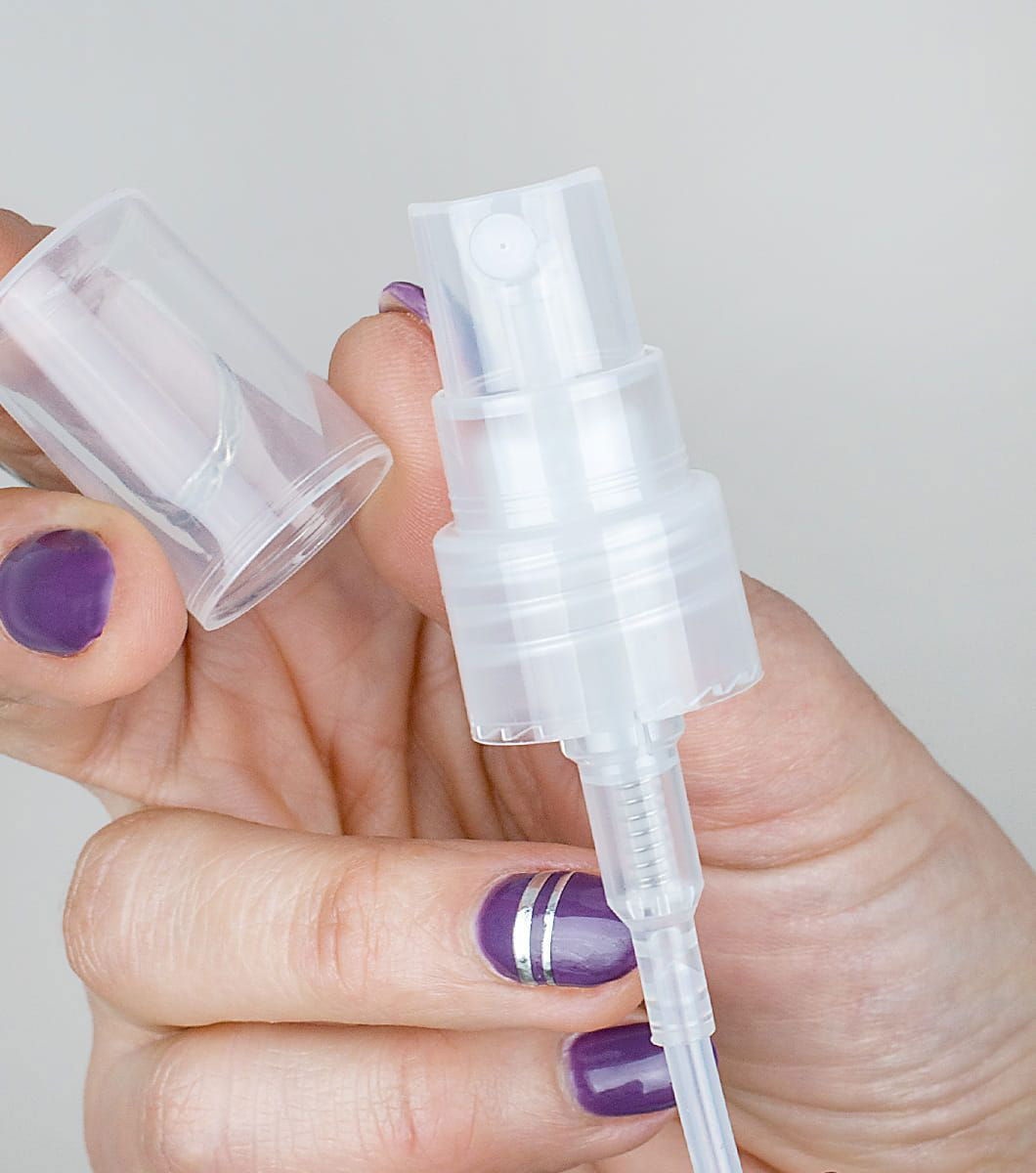 Pompă spray translucid 20/410