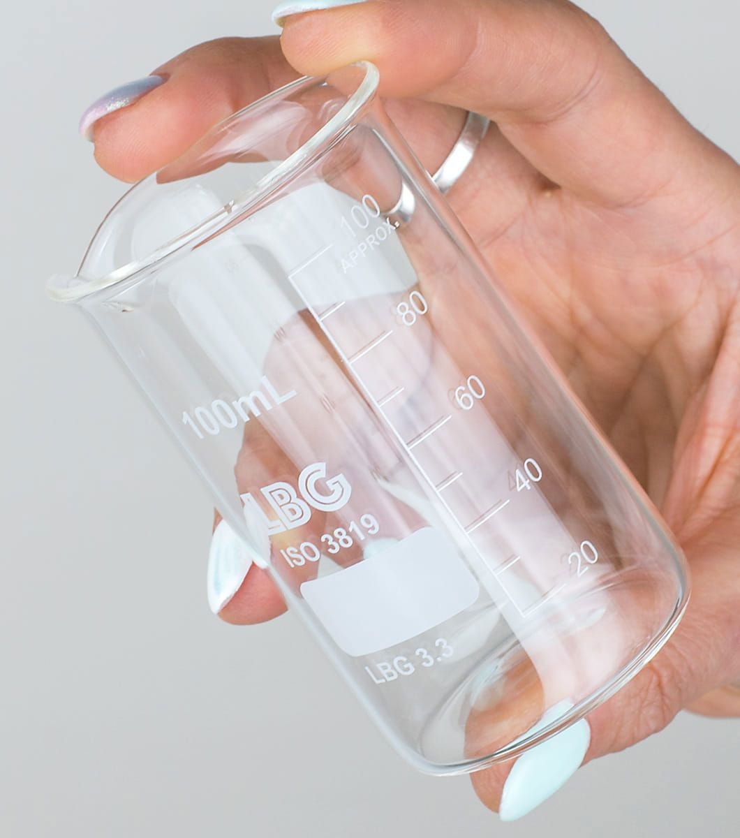 Pahar Berzelius înalt, 100 ml, sticlă borosilicat 3.3 în conformitate ...