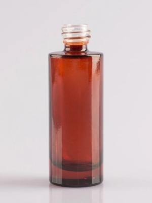 Flacon de sticlă Laura Amber cu pompă și capac, 30 ml, recipient sticla ...