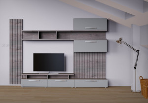 Living Eden 2 cu panouri riflaj