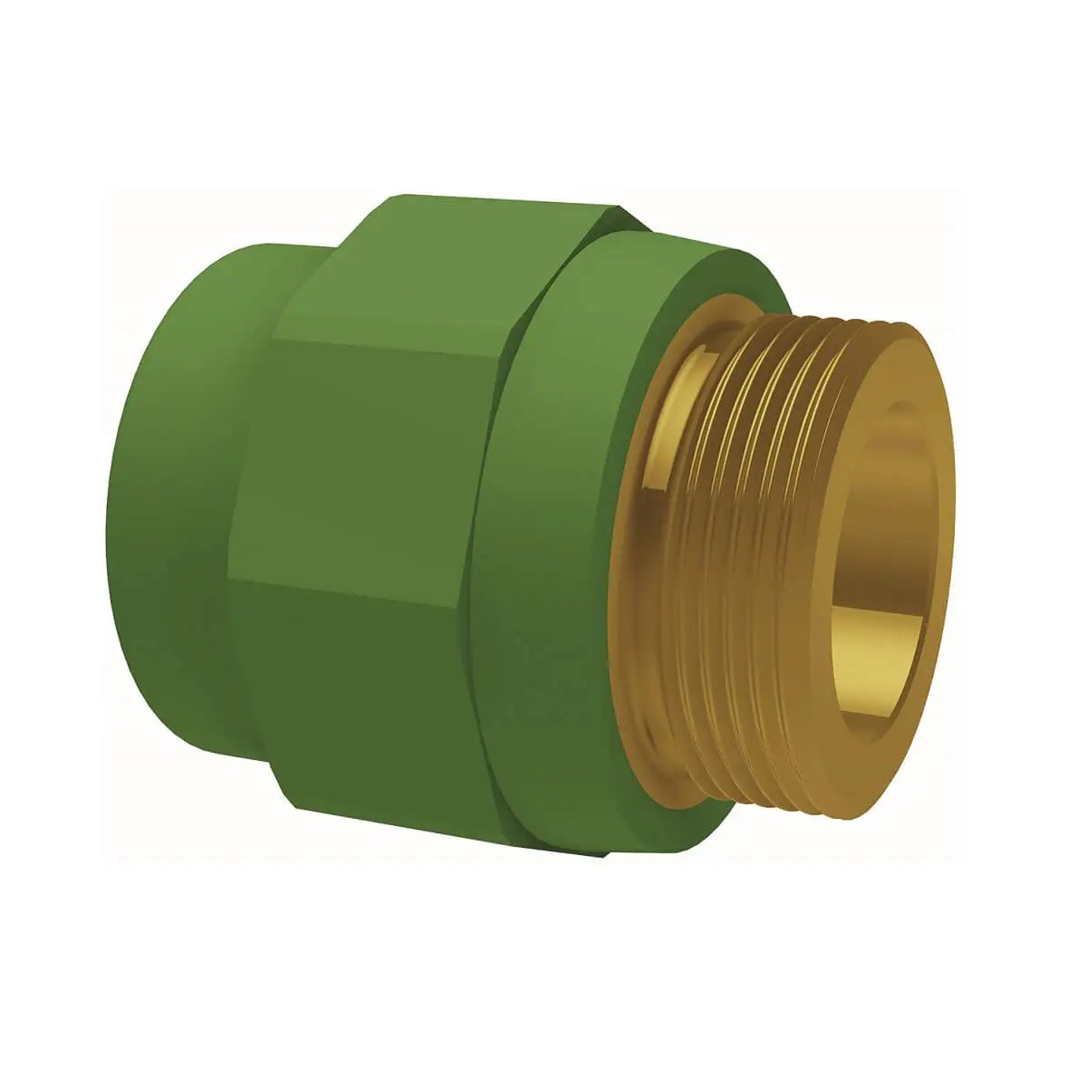 Mufa teava PPR, Ø 20 - 1/2 E, PN25, verde