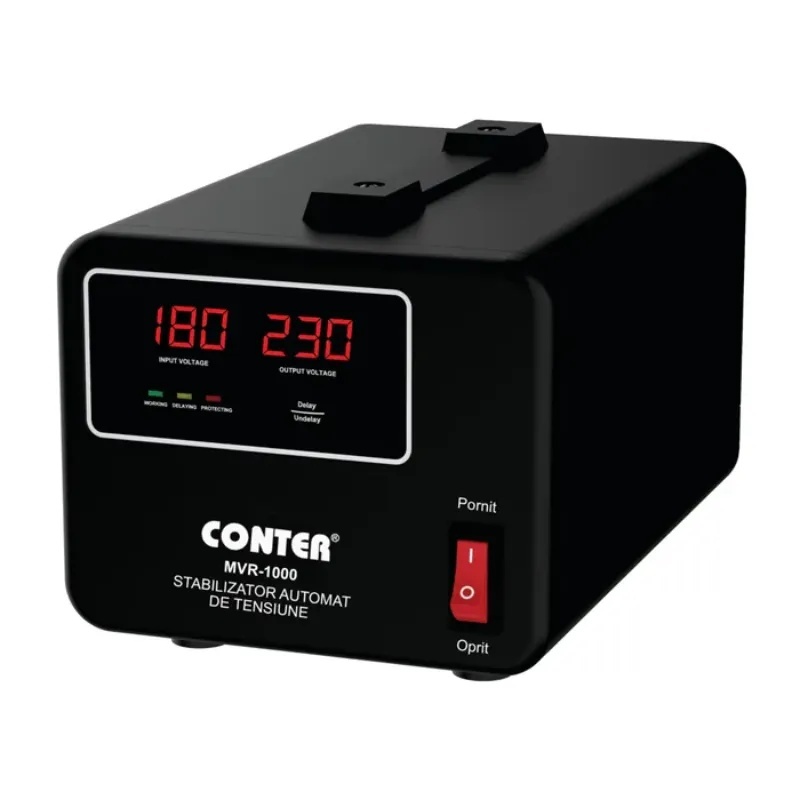 Stabilizator tensiune Conter MVR 1000 VA (600 W) ᐈ Protecție casnică ...