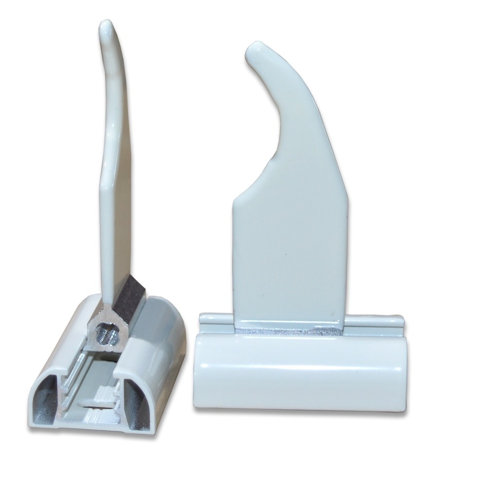 Set 2 console reglabile fixare radiator aluminiu, 5 x 9 cm, KOPH