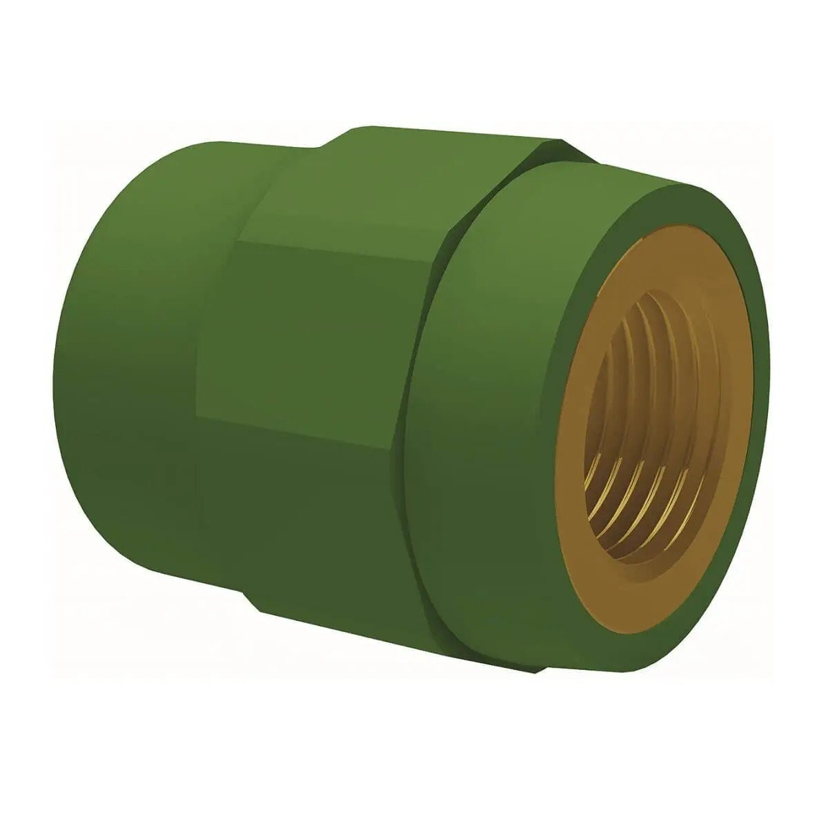 Mufa teava PPR, Ø 75 - 2 1/2 I, PN25, verde