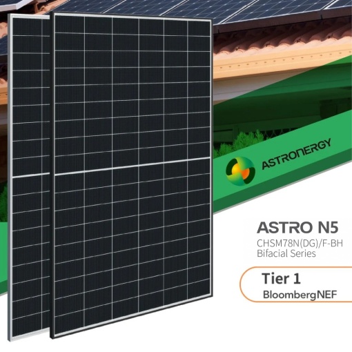 Astronergy Photovoltaic Panel 620W, N5 efficiency 22,2% N-TYPE TOPCON ...