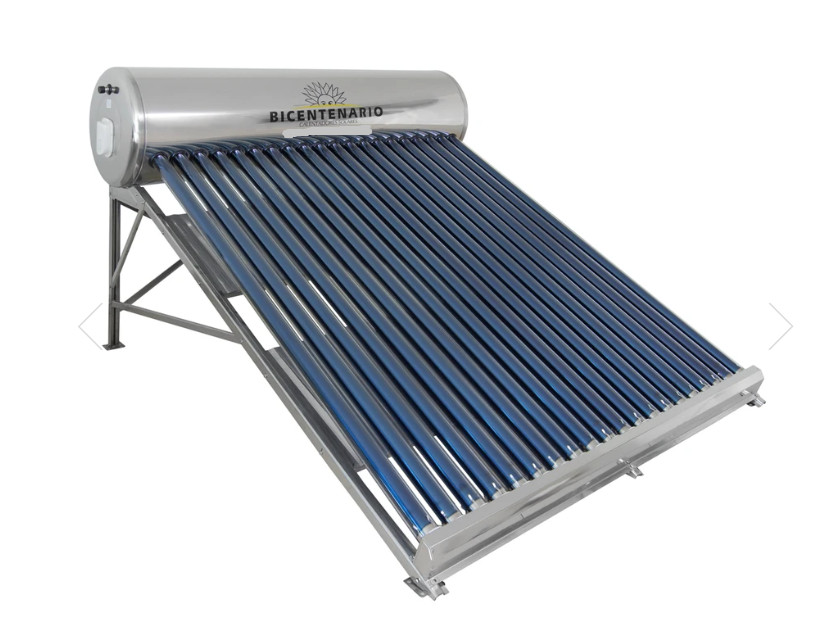 Calentador Solar BICENTENARIO de 20 Tubos para 6 personas (Baja Presión)