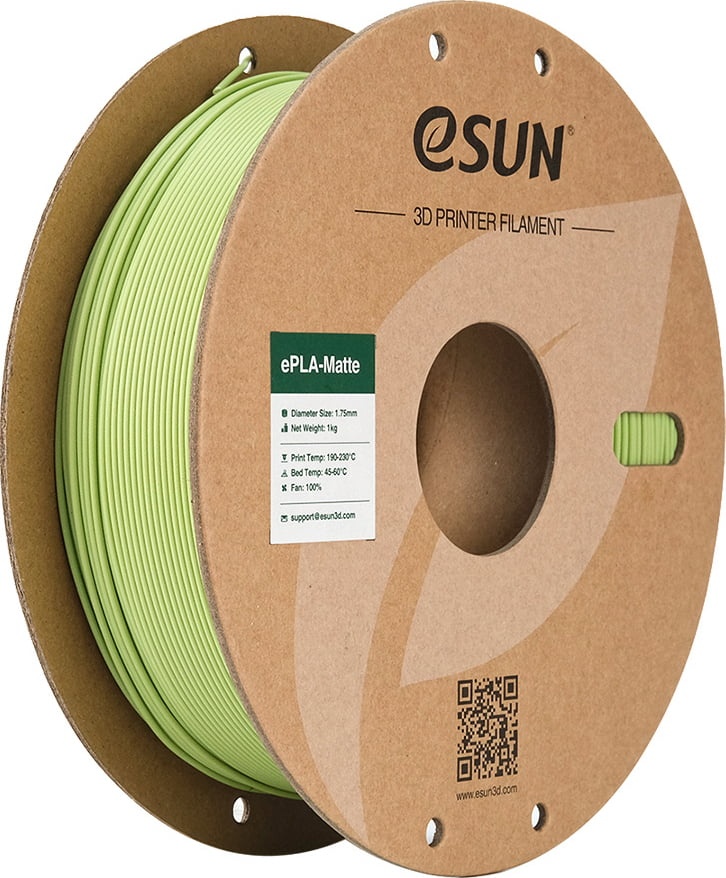 Filament eSUN e PLA Mat Matcha Green (Verde) 1.75 mm 1 kg