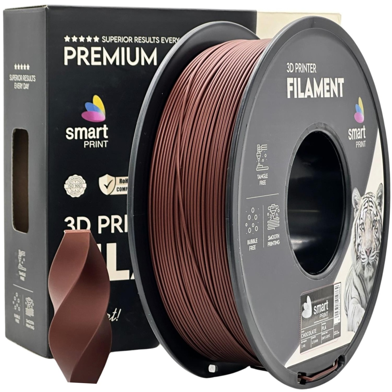 Filament Smart Print PLA Chocolate 1.75 mm 1 kg