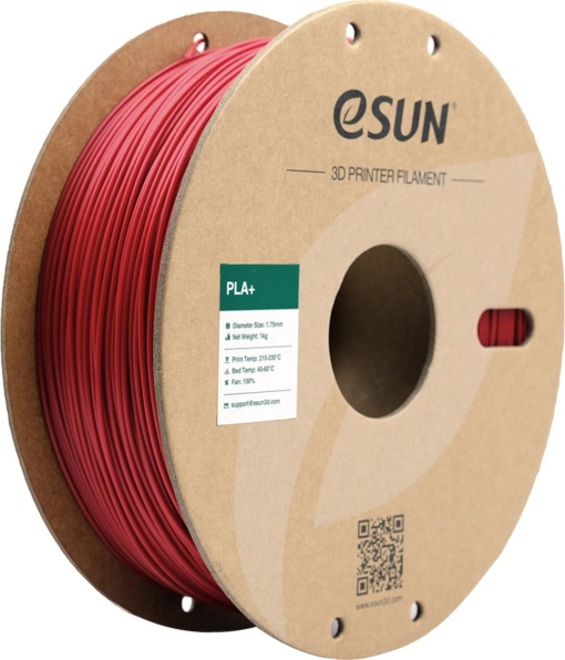 Filament eSUN PLA+ Fire Engine Red ( Rosu) 1,75 mm 1 KG