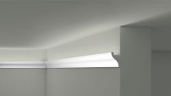 Cornisa decorativa led, polimer dur IL3, 50X33X2000 mm