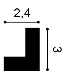 PROFIL DECORATIV DUROPOLIMER ORAC DECOR PX164