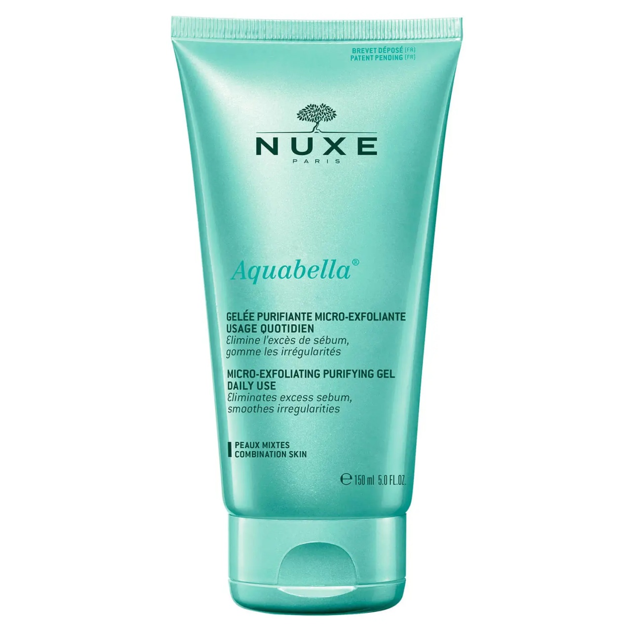 Gel purificator micro-exfoliant pentru ten mixt Aquabella, 150ml, NUXE