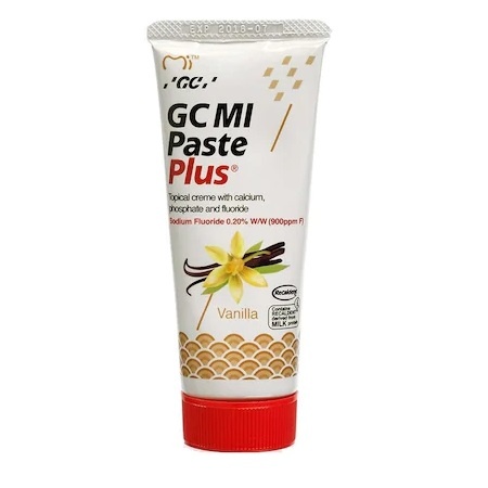 Crema dentara topica pe baza de apa cu aroma de Vanilie Mi Paste Plus ...