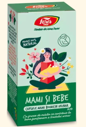 Biomicin urinar Mami si Bebe, 30 capsule, Fares